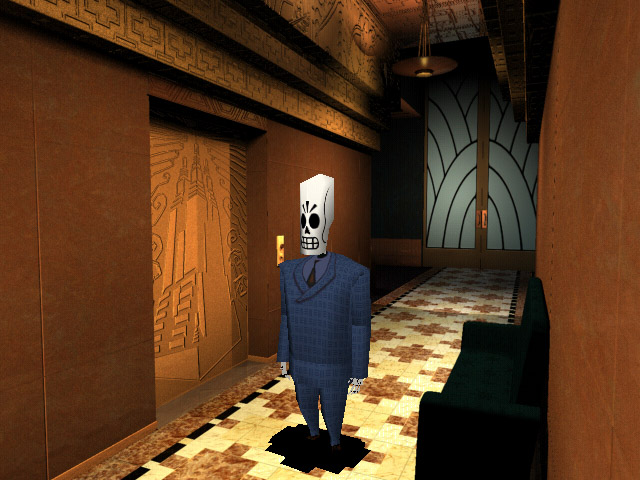 Manny Calavera - Grim Fandango Minecraft Skin